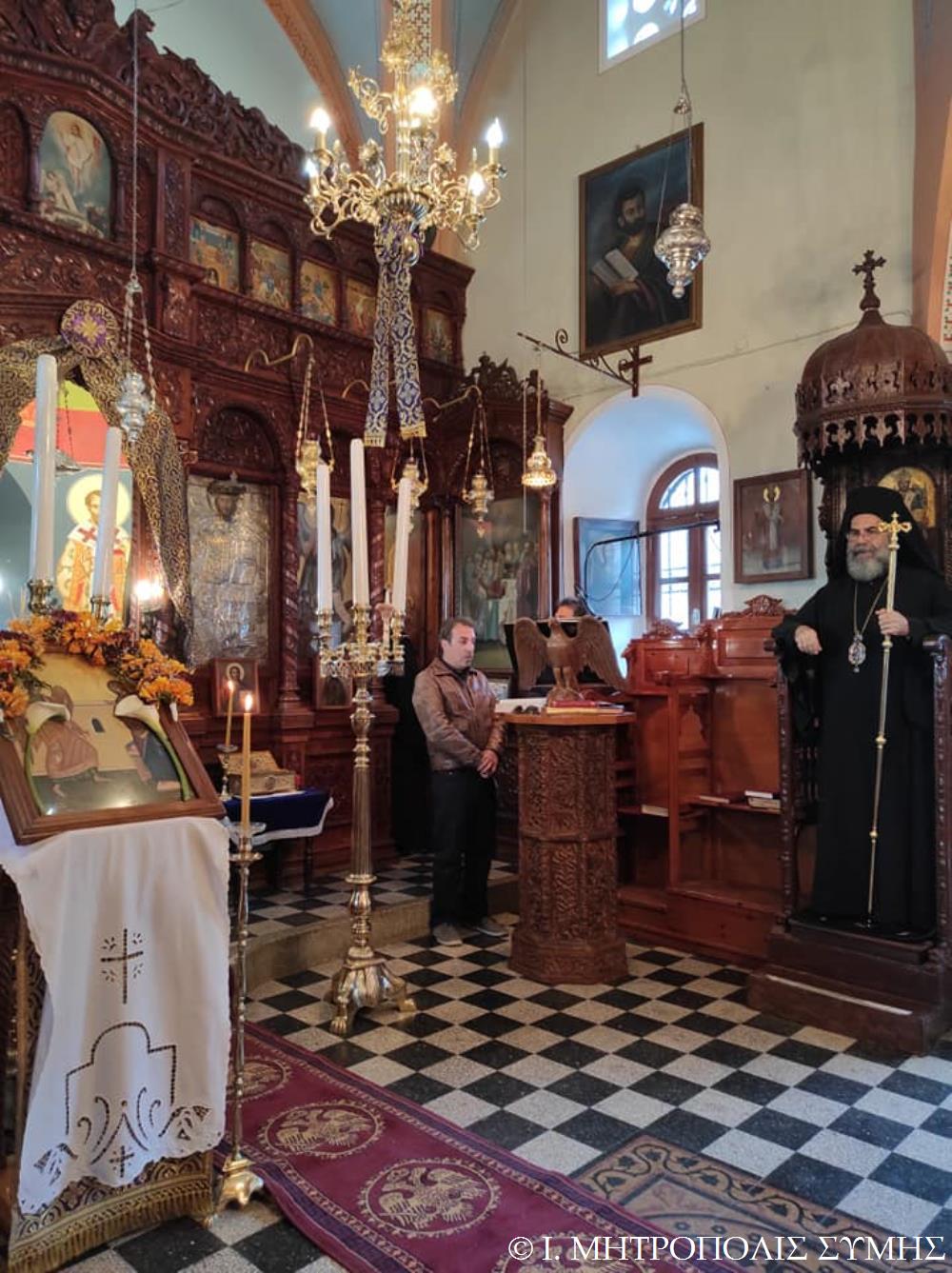 Η ΑΚΟΛΟΥΘΙΑ ΤΩΝ ΧΑΙΡΕΤΙΣΜΩΝ ΚΑΙ ΤΟΥ ΑΚΑΘΙΣΤΟΥ ΥΜΝΟΥ 2022 ΣΤΗΝ ΣΥΜΗ